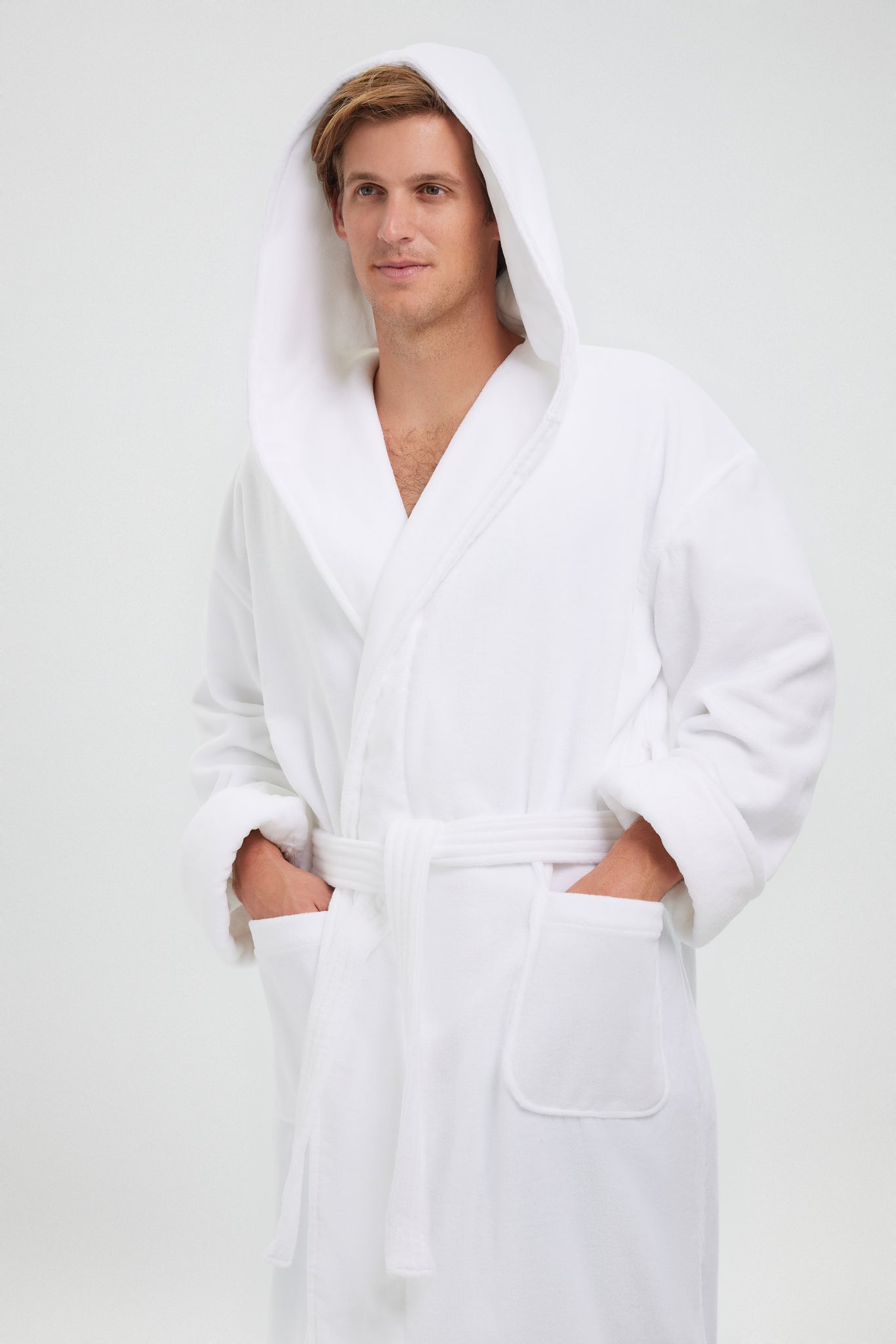 14oz. Ultimate Velour Terry Hooded Robe | Terry Hooded Robe