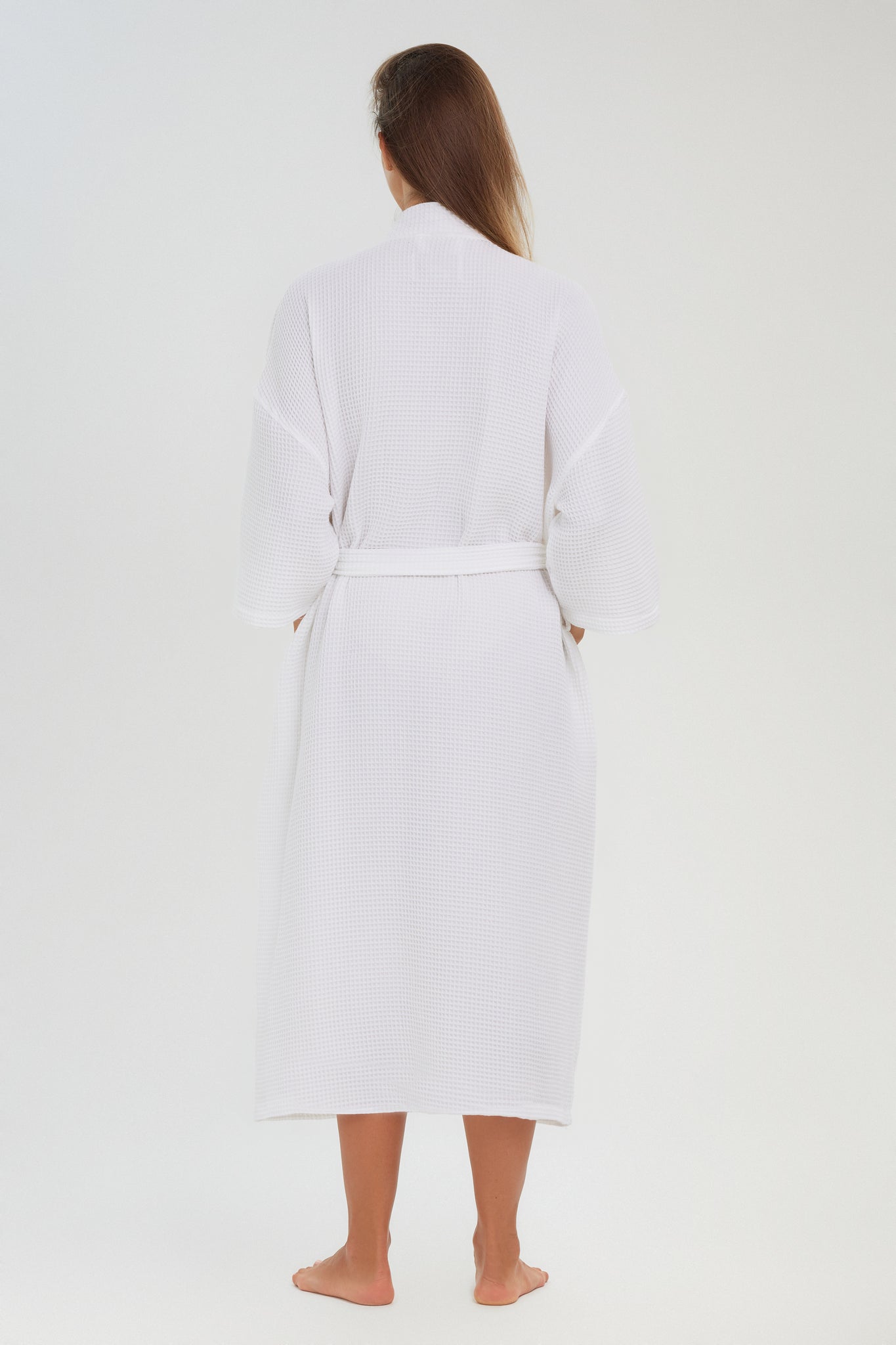 Basic Waffle Kimono Robe | Waffle Kimono Bathrobe