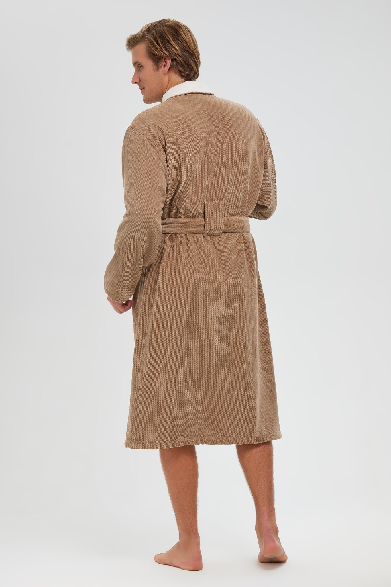 Corduroy Microfiber Robe Lined In Plush