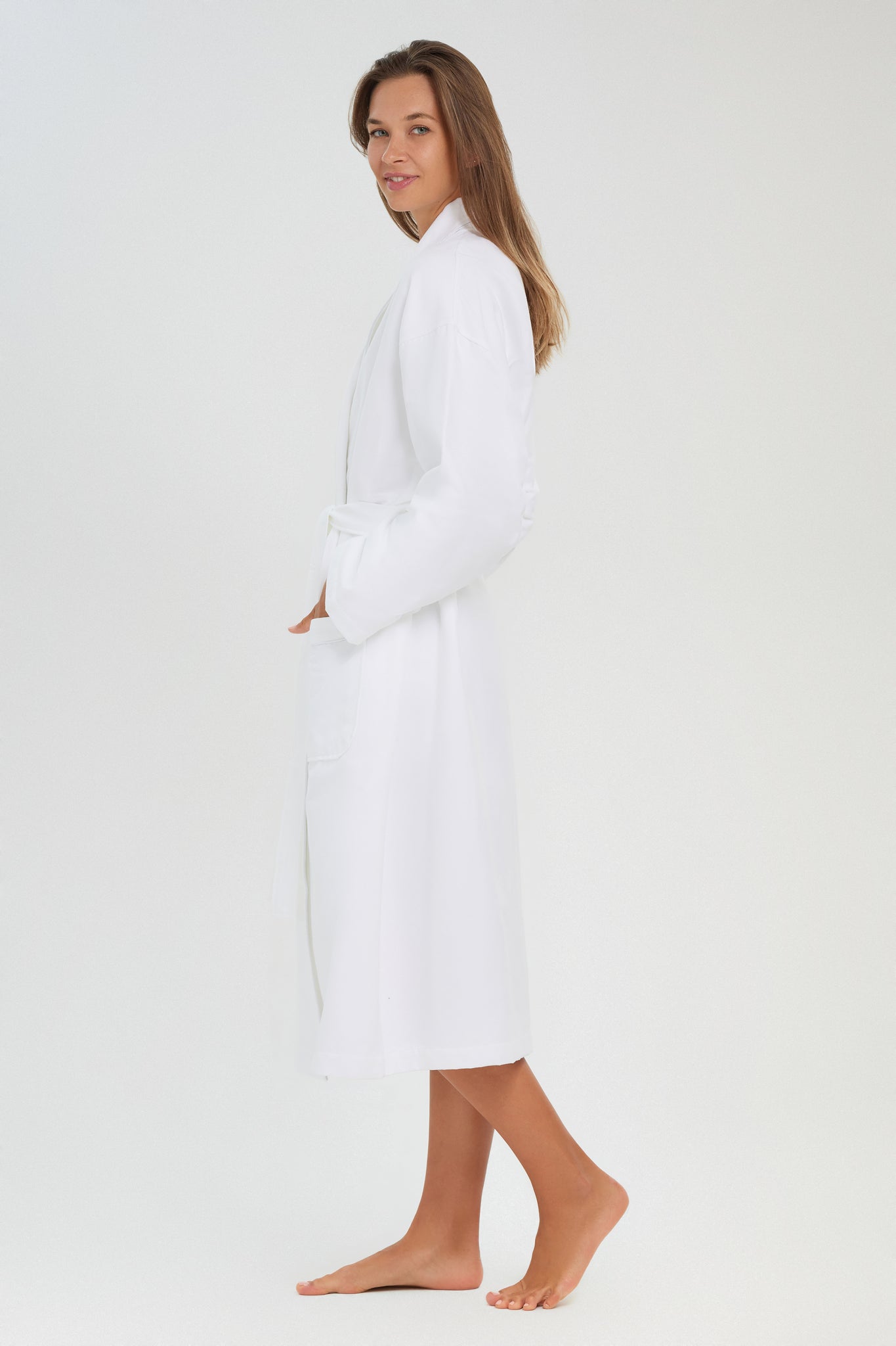 Piped Shawl Chamois Robe