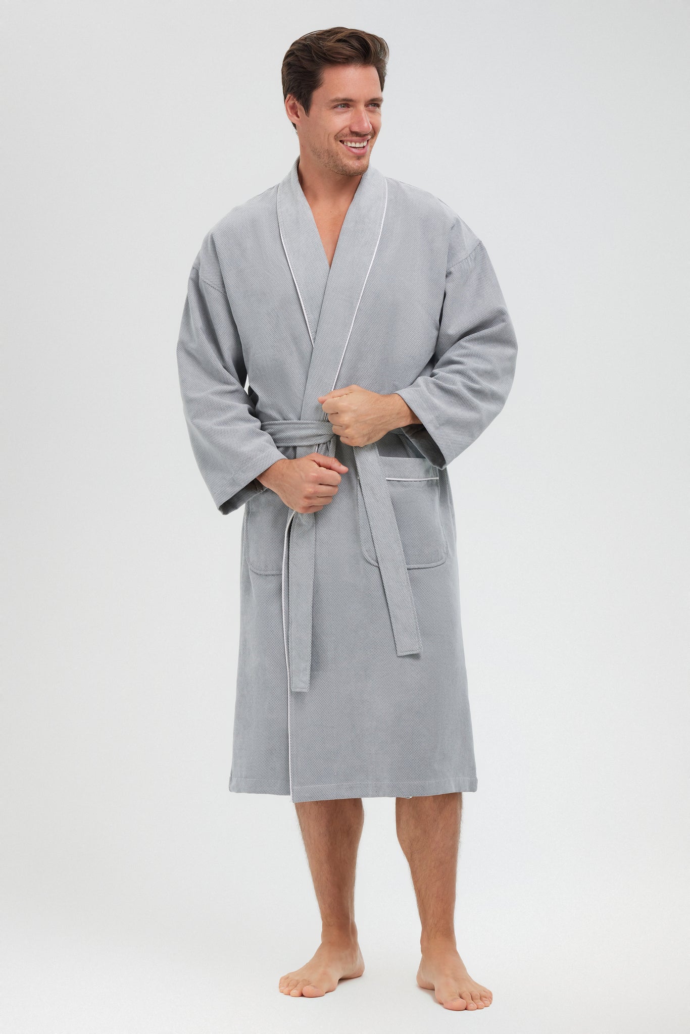 Chamois Cats Eye Shawl Robe